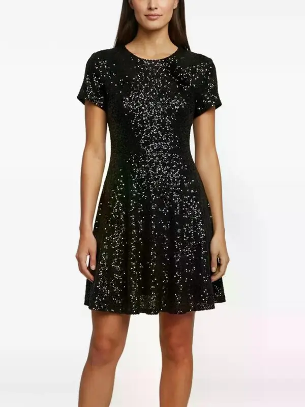 Maje Sequin-embellished Mini Dress