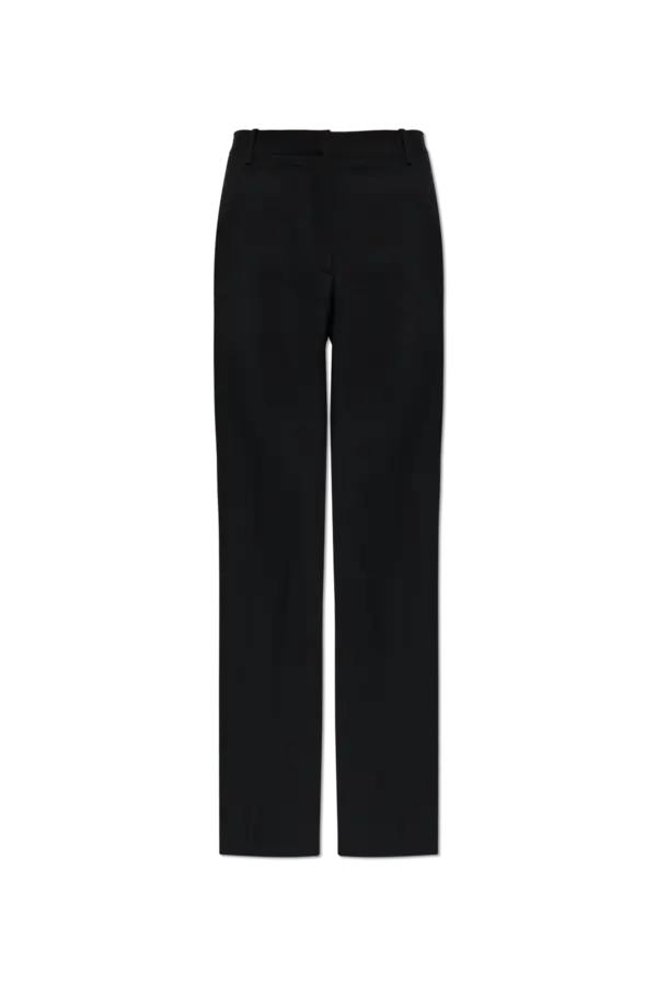 TOM FORD Wool Trousers In Want - Black