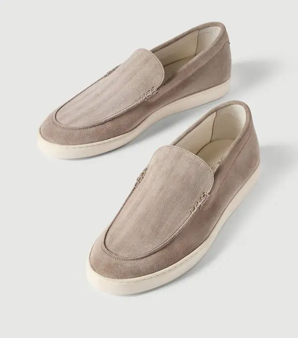 Brunello Cucinelli Suede Slip-on Sneakers