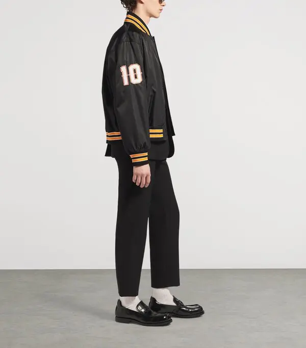 Balenciaga Satin Varsity Jacket