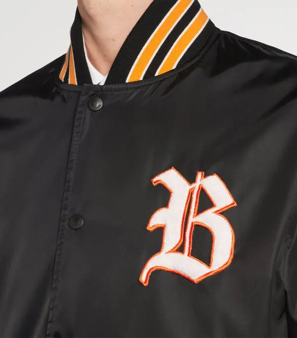Balenciaga Satin Varsity Jacket