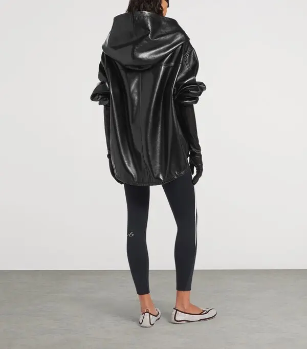 Balenciaga Lambskin Hoodie