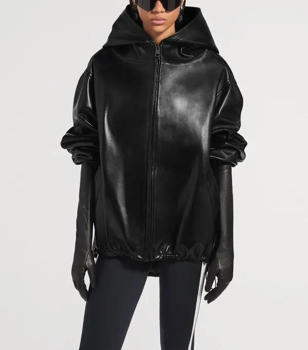 Balenciaga Lambskin Hoodie