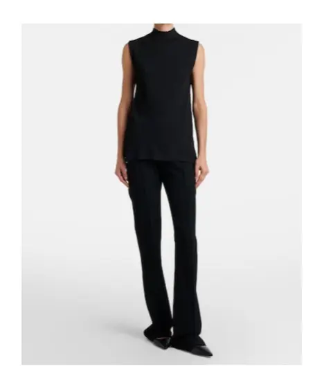 THE ROW Fabien Wool Cady Flared Pants