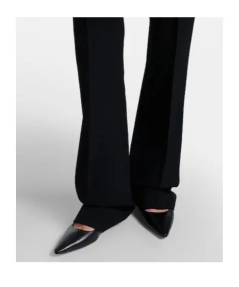 THE ROW Fabien Wool Cady Flared Pants