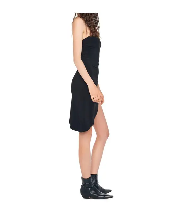Norma Kamali Strapless Dress With Slit