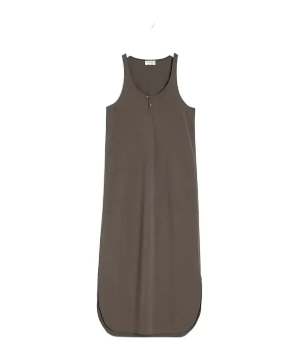 LEMAIRE Sleeveless Midi Dress - Walnut