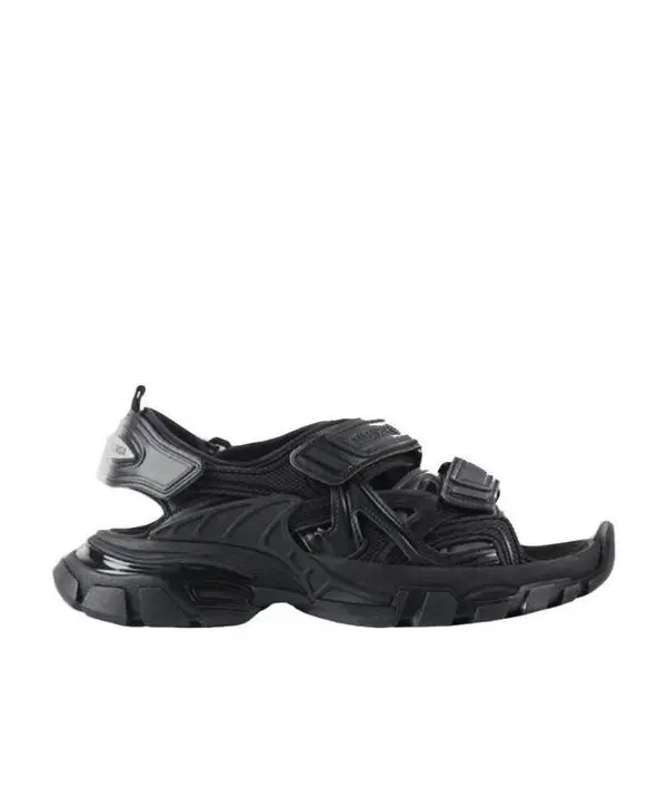 Balenciaga Track Open-toe Sandals - Black
