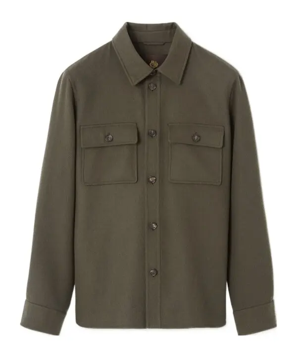 Loro Piana Jim Overshirt - Black Pine