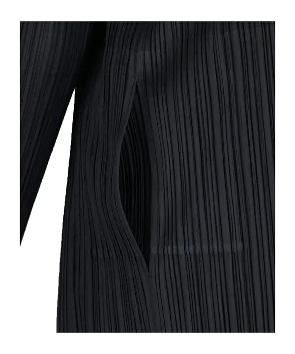 PLEATS PLEASE BY ISSEY MIYAKE Pleats Please Issey Miyake Pleated Longline Coat
