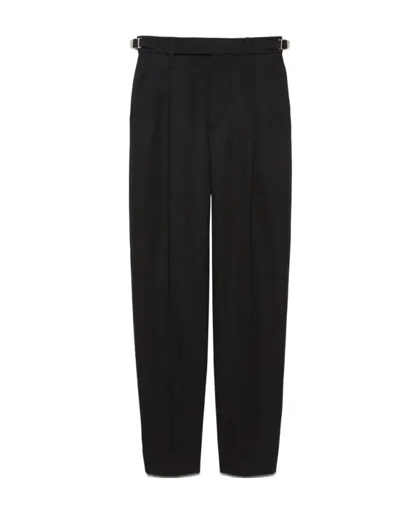 Gucci Wool Trousers With Self-tie Belt