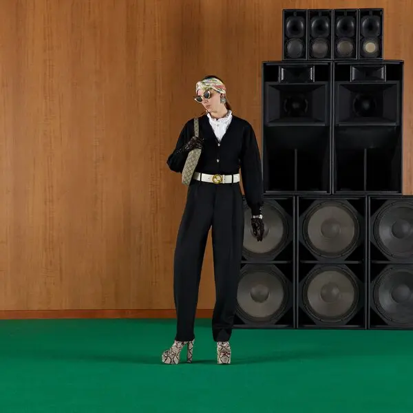 Gucci Wool Trousers With Self-tie Belt