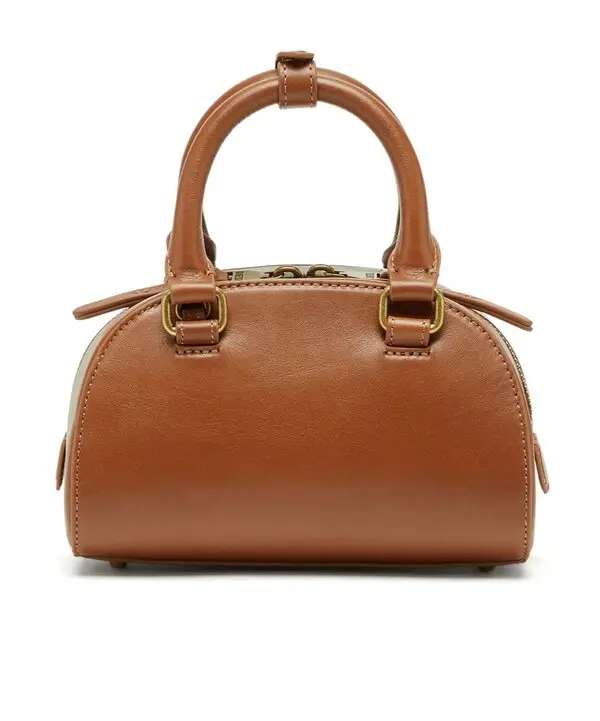DIESEL® 1dr Dome Embossed Oval Logo Crossbody Bag