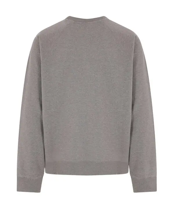 Maison Kitsuné Logo-embroidered Crewneck Sweatshirt