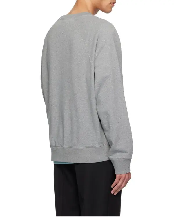 Maison Kitsuné Logo-embroidered Crewneck Sweatshirt