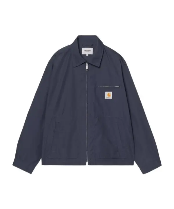 Carhartt Work In Progress Postal Zip-front Jacket - Blue