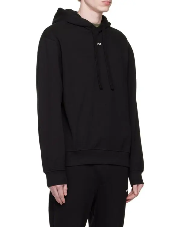Hugo Boss Logo-printed Drawstring Hoodie