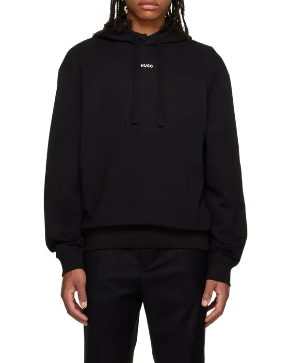 Hugo Boss Logo-printed Drawstring Hoodie