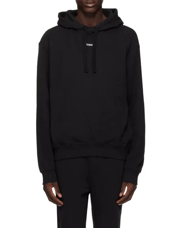 Hugo Boss Logo-printed Drawstring Hoodie