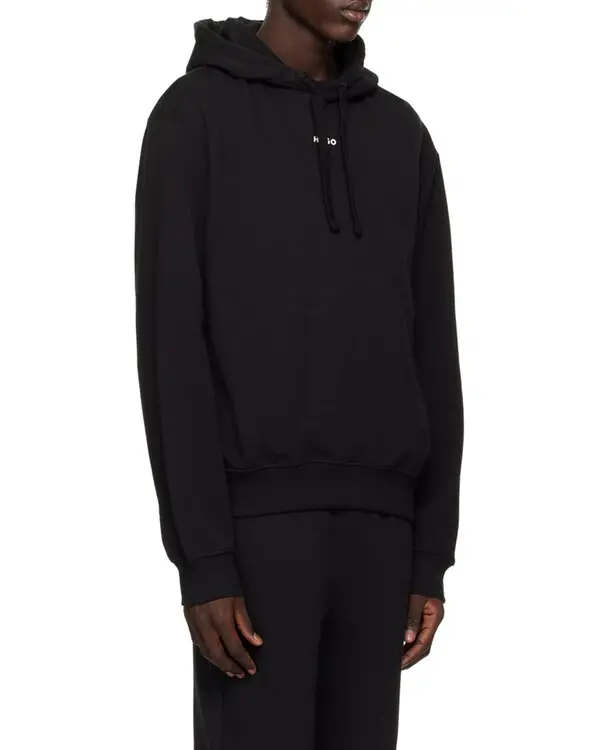 Hugo Boss Logo-printed Drawstring Hoodie