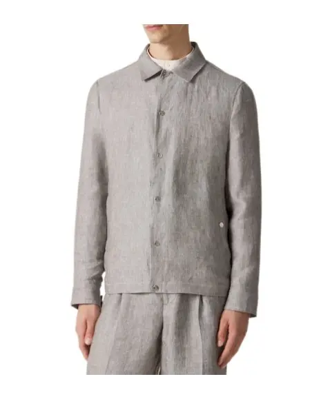 Brunello Cucinelli Hemp And Linen Overshirt