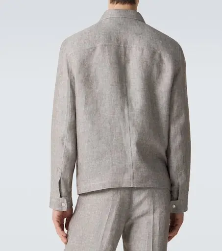 Brunello Cucinelli Hemp And Linen Overshirt