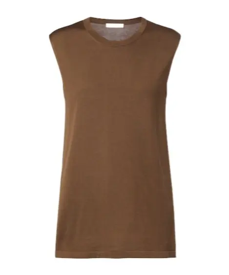 THE ROW Omima Silk Top