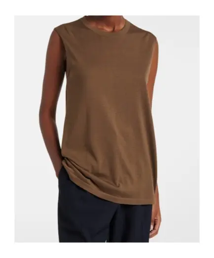 THE ROW Omima Silk Top