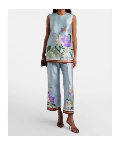 ALEMAIS Alfie Floral Satin Culottes