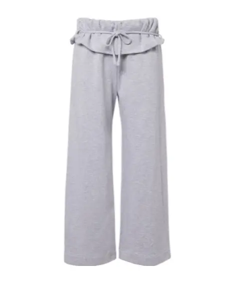 Magda Butrym Ruffled Cotton-blend Sweatpants