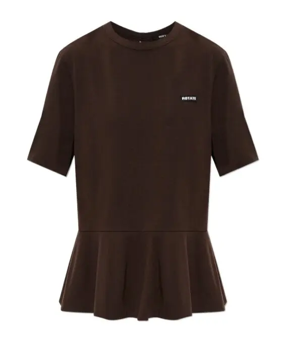 ROTATE BY BIRGER CHRISTENSEN Peplum T-shirt