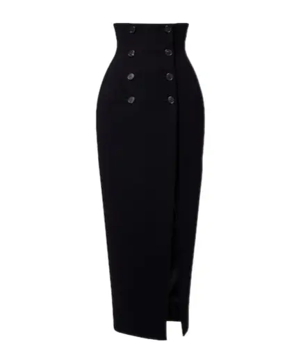 Khaite Luiza Crepe Maxi Skirt