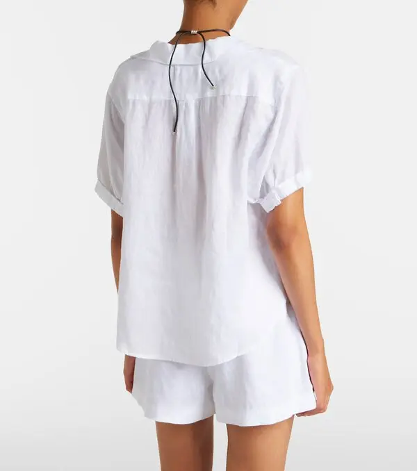 Velvet By Graham & Spencer Vivica Linen Top