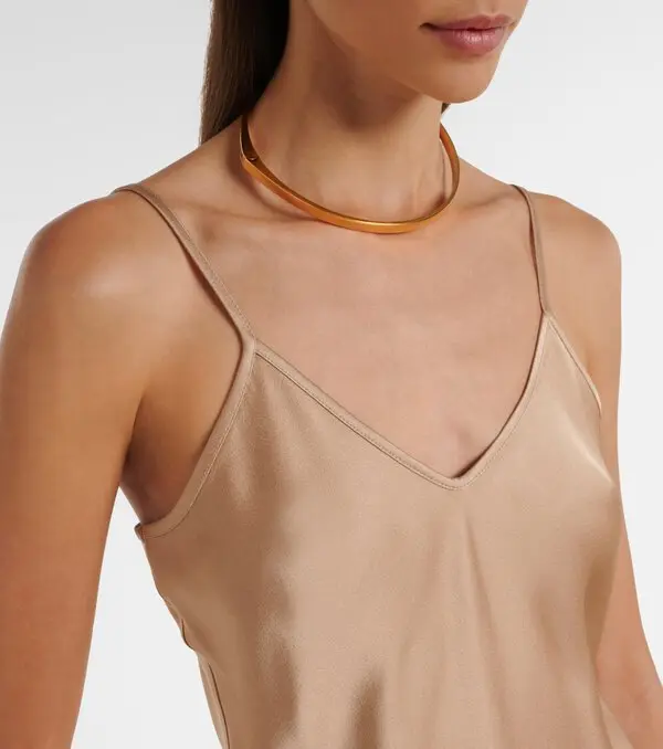 Max Mara Satin Camisole - Beige