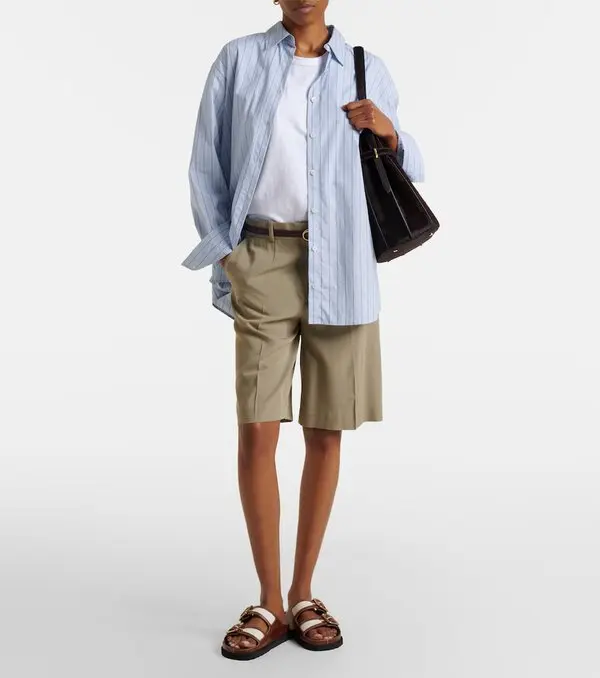 BIRKENSTOCK Arizona Leather And Canvas Sandals - Brown