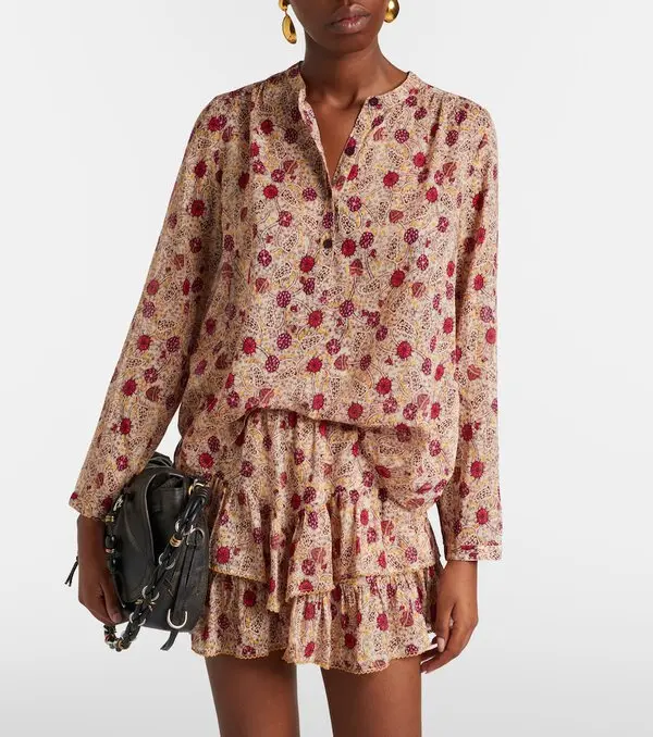 MARANT ETOILE Printed Cotton Shirt