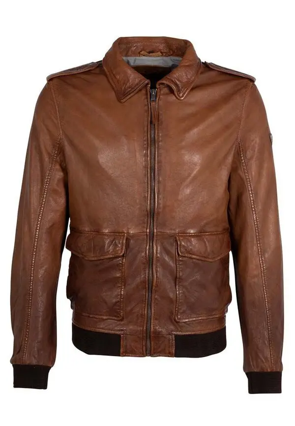 Mauritius Dawson Cf Leather Jacket Golden