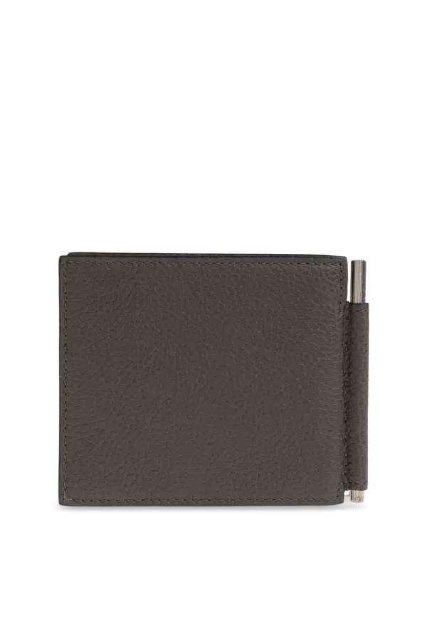 TOM FORD Leather Wallet With Money Clip