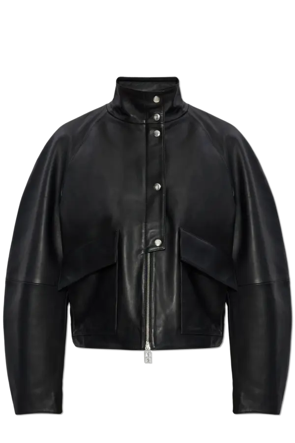 BY MALENE BIRGER Suzanne Leather Jacket - Black