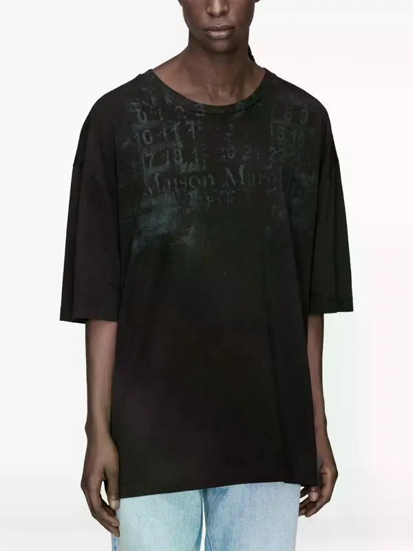 MAISON MARGIELA Logo-print Oversized T-shirt