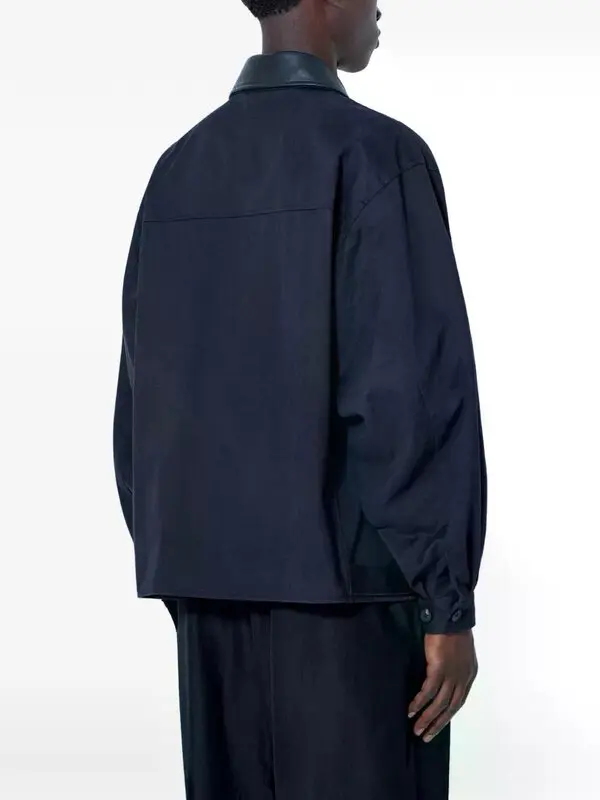 SSSTEIN Sulfur Zip-front Spread-collar Jacket