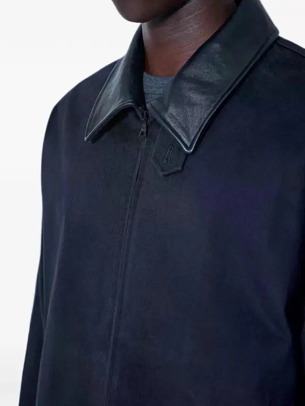 SSSTEIN Sulfur Zip-front Spread-collar Jacket