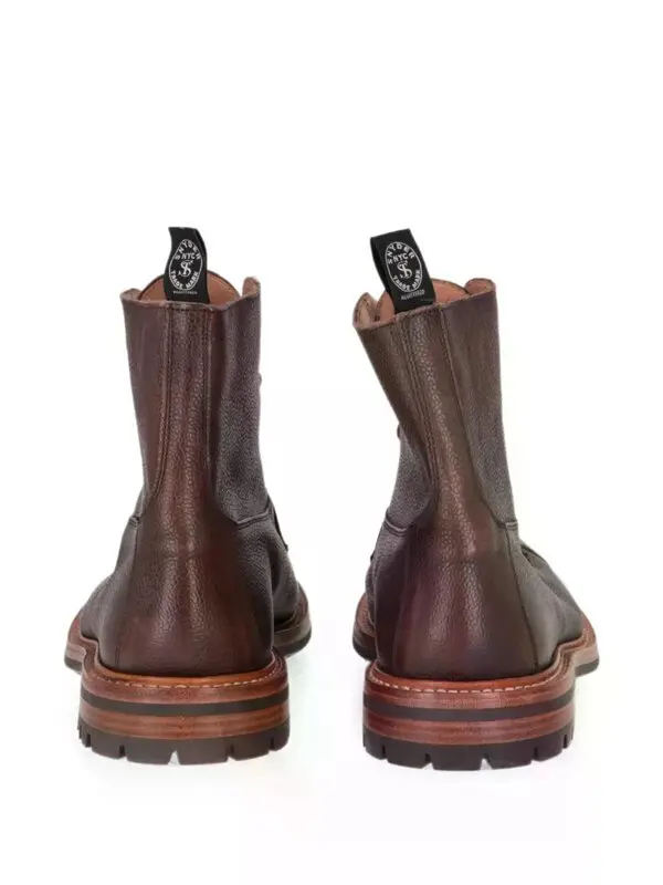 Todd Snyder Pebbled Leather Hiking Boots