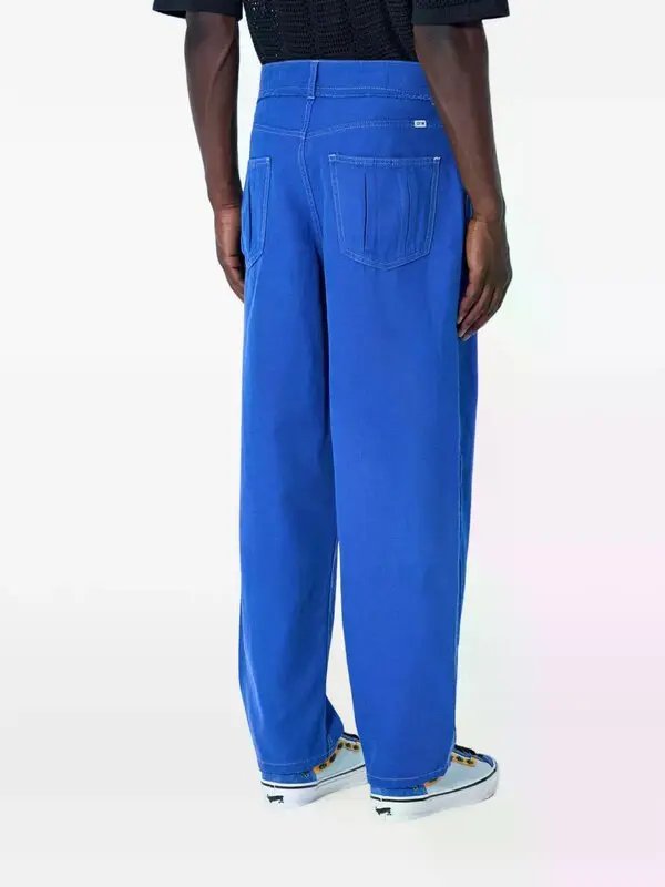 VANS Contrast Topstitch Wide-leg Jeans