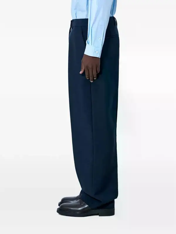 Miu Miu Tailored Trousers With Pressed Creases