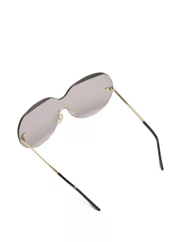 Marni Rimless Round Sunglasses - Grey