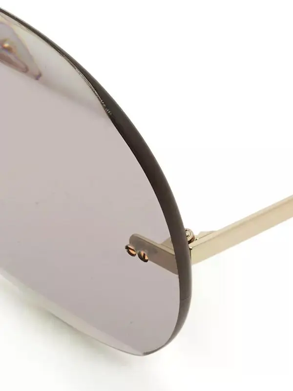 Marni Rimless Round Sunglasses