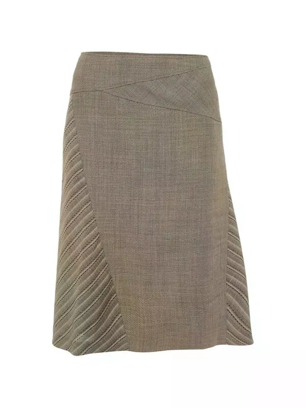 Kenzo Panelled A-line Midi Skirt