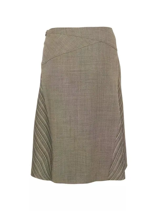 Kenzo Panelled A-line Midi Skirt