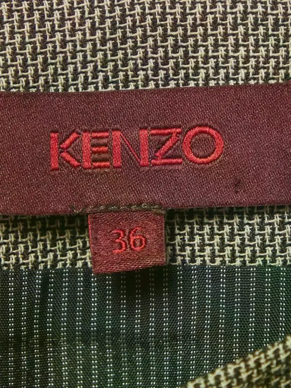 Kenzo Panelled A-line Midi Skirt